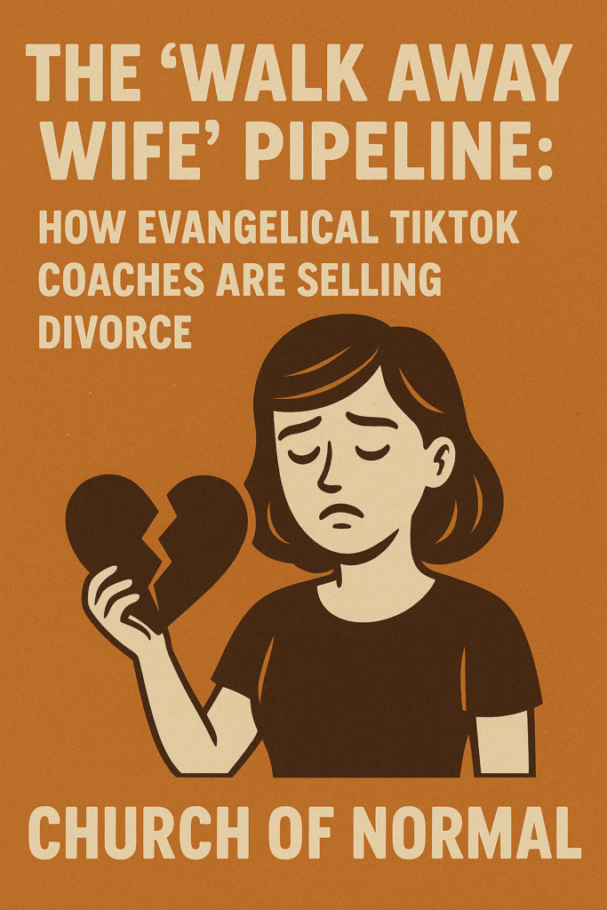 The 'Walk Away Wife' Pipeline: How Evangelical TikTok Coaches Are Selling Divorce - Normal Like ...